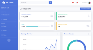 Bootstrap UI for Responsive SaaS Web App in Golang